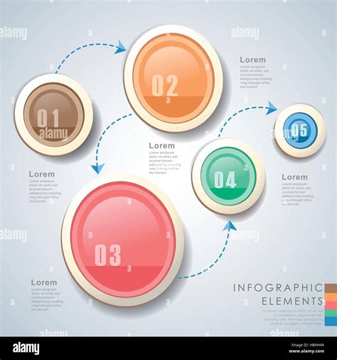 Vector Abstract Circle Flow Chart Infographic Elements Stock Vector Image Art Alamy