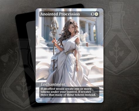 Anointed Procession Gorgeous Alternate Full Custom Art Beautiful Mage Etsy
