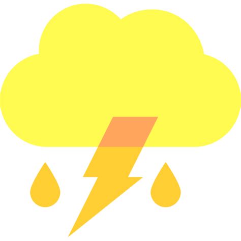 Thunder Basic Sheer Flat Icon