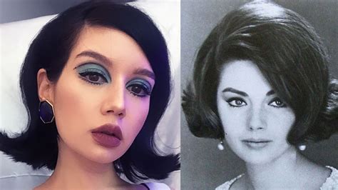 Diy Vintage Hairstyle I Tried The 1960s Bubble Flip Youtube
