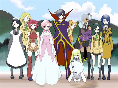 C C Lelouch Vi Britannia Kouzuki Kallen Euphemia Li Britannia