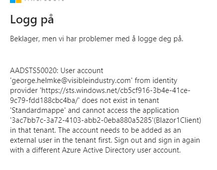 Blazor Authentication Using Azuread For Accounts In Any Organizational Directory Stack Overflow