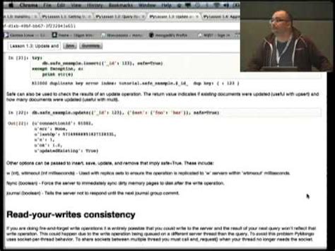 MongoDB And Python YouTube