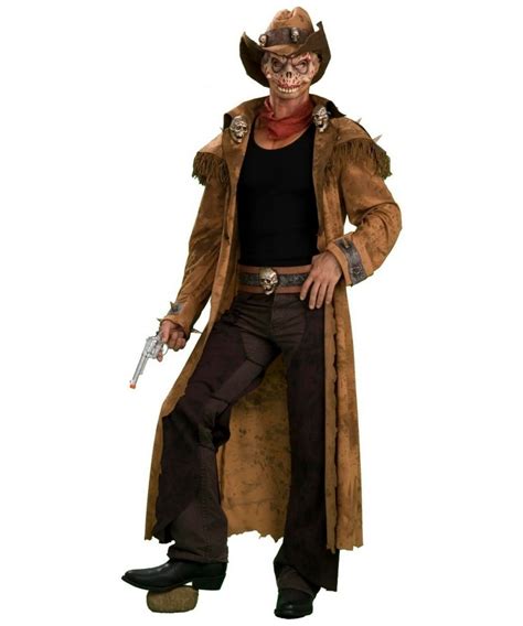 Adult Zombie Gunslinger Cowboy Costume Men Costumes