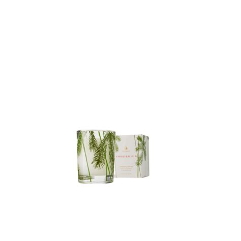 Frasier Fir Votive Candle Pine Needle Design Peepas