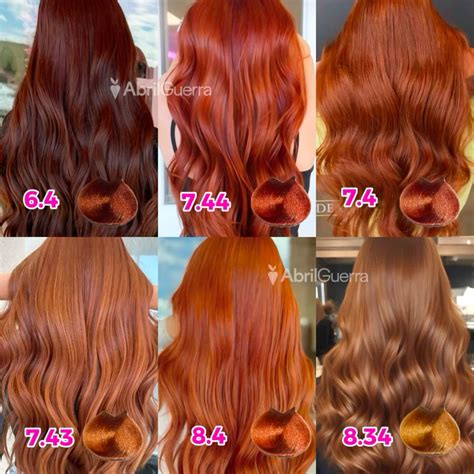 Tonos Cobrizos Tinturas Farmavita Diferentes Colores De Cabello