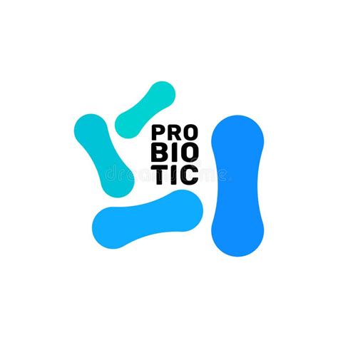 Probiotic Bacteria Logo Bifidobacteria Lactobacillus Gut Acidophilus