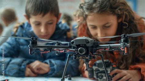 Technology Fluency Young Learners Programming A Drone In A Quiet