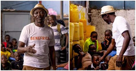 Us Based Nigerian Author Happy Ogunjimi Visits Kibera Slums Gives