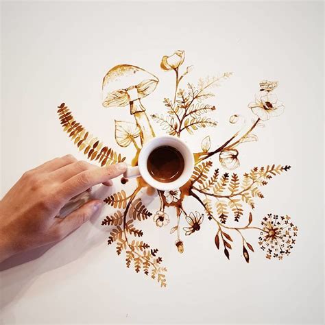 Coffee And Tea Turned Into Beautiful Art By Giulia Bernardelli Artofit