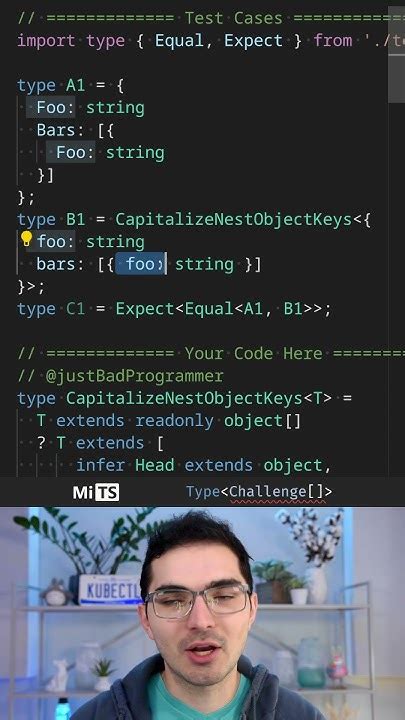 Capitalize Nest Object Keys Typescript Type Challenges 9775 Hard Youtube