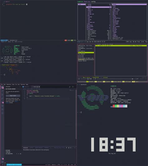 Void Linux Bspwm удобно и быстро