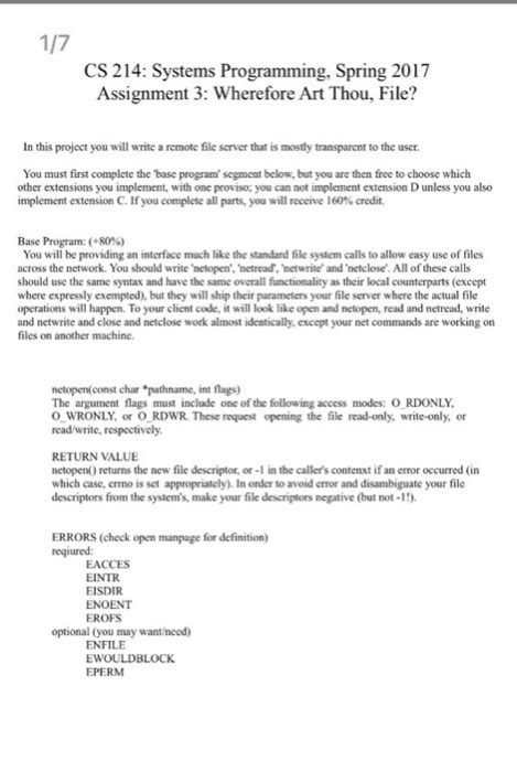 Solved Cs 214 Systems Programming Spring 2017 Assignment
