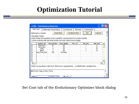 Ch10 Optimizing Ppt