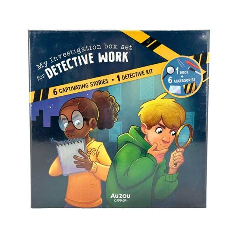 Auzou Canada My Investigation Box Set For Detective Work Detective