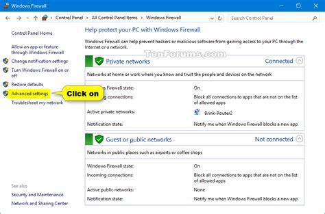 Backup And Restore Windows Defender Firewall Settings In Windows 10 Tutorials
