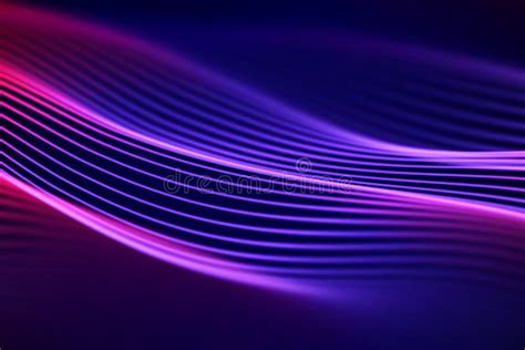 3d Sound Waves Big Data Abstract Visualization Stock Vector Illustration Of Pattern Glow