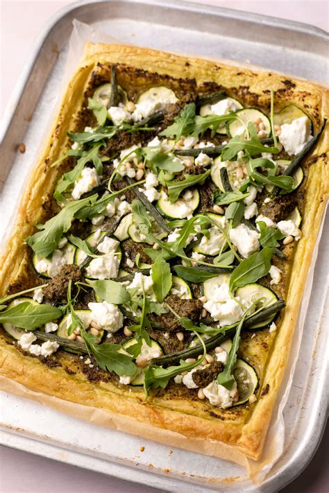Courgette Green Bean And Feta Tart — The Food Medic