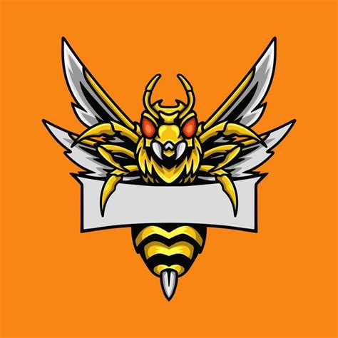 Hornet Mascot Costume Vector Art Icons And Graphics For Free Download