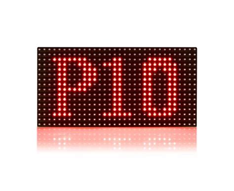 Red Color P10 Led Display Module Signs Panel 32x16 P10 Led Display Module Outdoor P10 Led