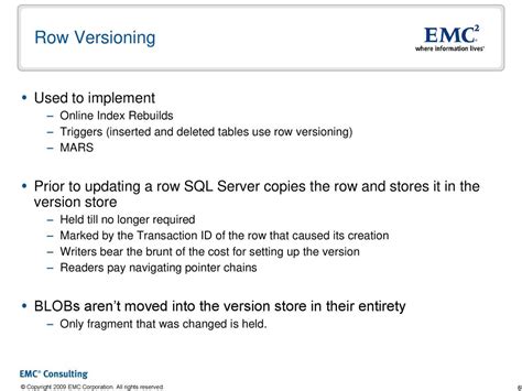 optimistic concurrency internals ppt download
