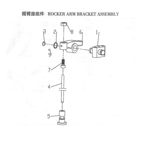Wei Chai Rocker Arm Bracket Assembly Weichai Engine Parts Weichai