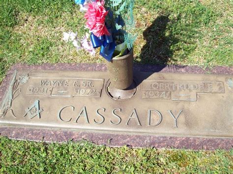 Wayne Thomas Cassady Sr 1931 1972 Find A Grave Memorial