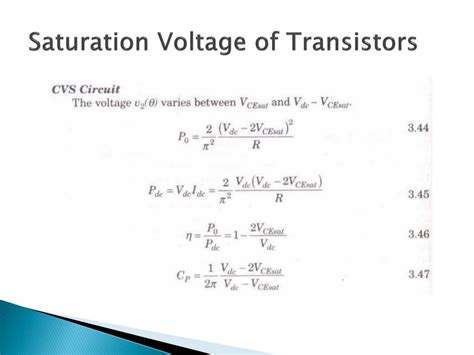 Calculate Transistor Saturation Voltage At Julie Sherwood Blog