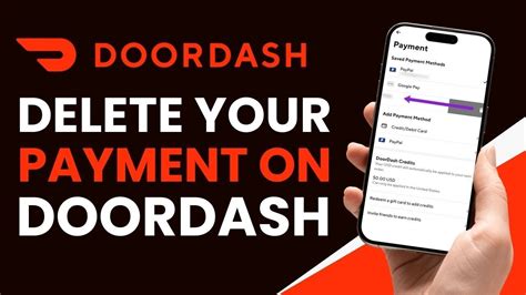 How to Delete a Payment Method on DoorDash ! - YouTube