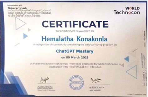 chatgpt ai learning webinar techinnovation iithyderabad hemalatha k