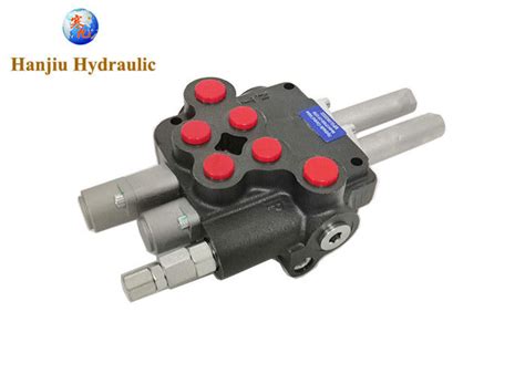 2 Levers Hydraulic Directional Control Valve 23gpm Air Manual Flow Rate