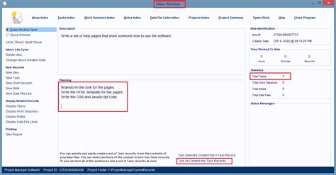Creating Task And Subtask Records