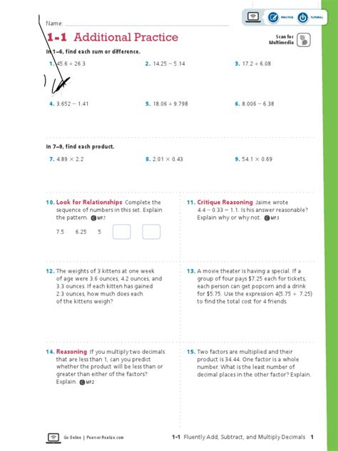 makayla kelley lesson 1 1 additional practice pdf pdf teaching