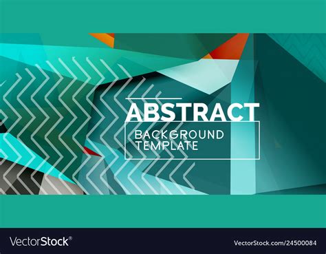 low poly design 3d triangular shape background vector image