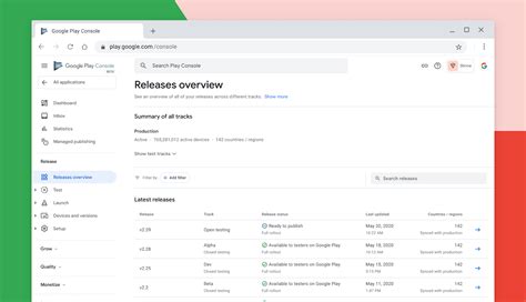 New Google Play Console Panayiotis Georgiou