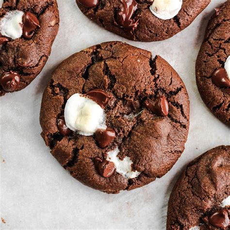 Gooey Chocolate Marshmallow Cookies Recipe Baked Abundance