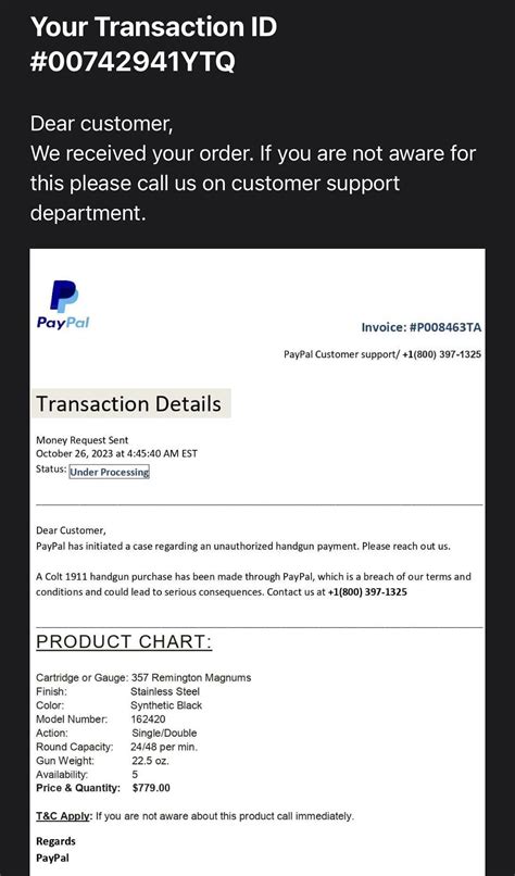 Paypal Refund Scam Rscamnumbers