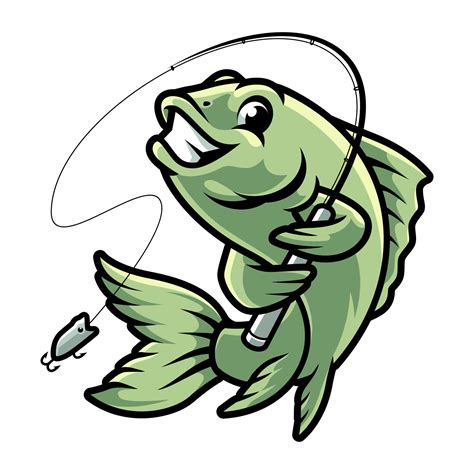 Peixe Desenho Animado Pescaria Ilustração Projeto 23904814 Vetor No