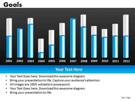 Goals Graphs Powerpoint Slides