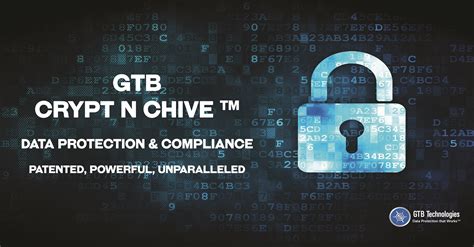 Smart Data Centric Encryption Archive Solution From Gtb Technologies