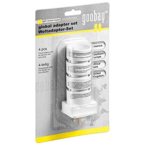 Goobay Universal Rejseadapter Sæt Multi 59 Dkk