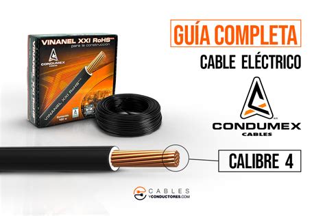 Cable Condumex Calibre 4 Cables Y Conductores Eléctricos