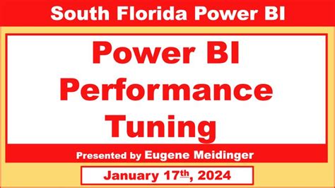 how to speed up your powerbi report with eugene meidinger adriano da