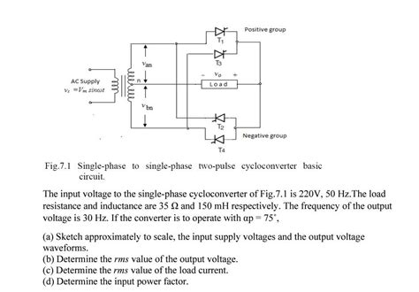 Solved Fig71 Single Phase To Single Phase Two Pulse