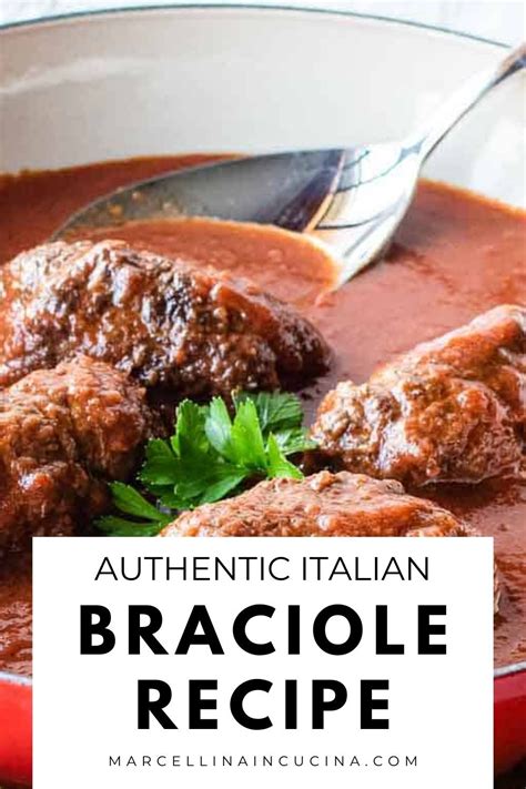 Best Italian Braciole Recipe Braciole Recipe Italian Recipes Authentic Recipes