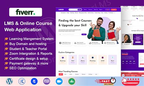create an elearning lms wordpress website by artone06 fiverr