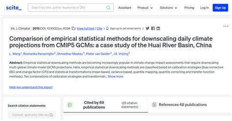 Comparison Of Empirical Statistical Methods For Downscaling Daily Climate Projections From Cmip5