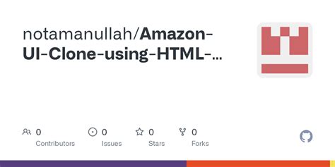 Github Notamanullahamazon Ui Clone Using Html Css