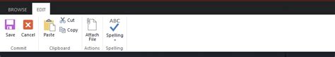 Sharepoint Online Setting The Ribbon To Default To The Browse Tab