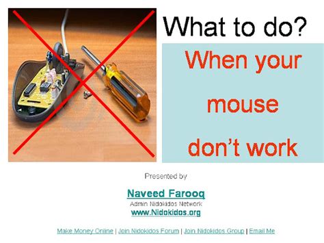 ajorbahman s collection what to do when your mouse doesn t work